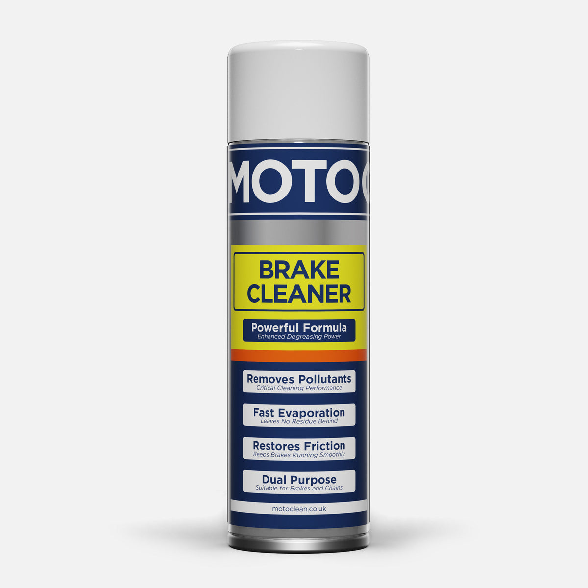 Motoclean Brake Cleaner 500ml | Motorcycle Maintenance UK – MOTOCLEAN™